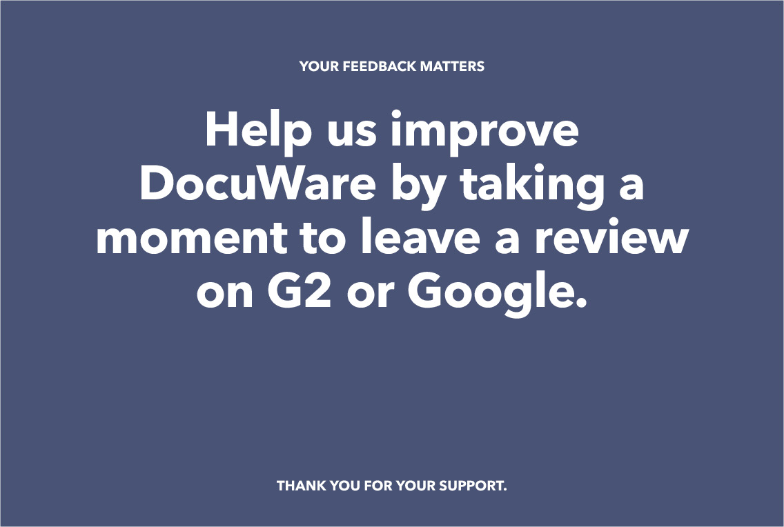 DocuWare Partner Support Center